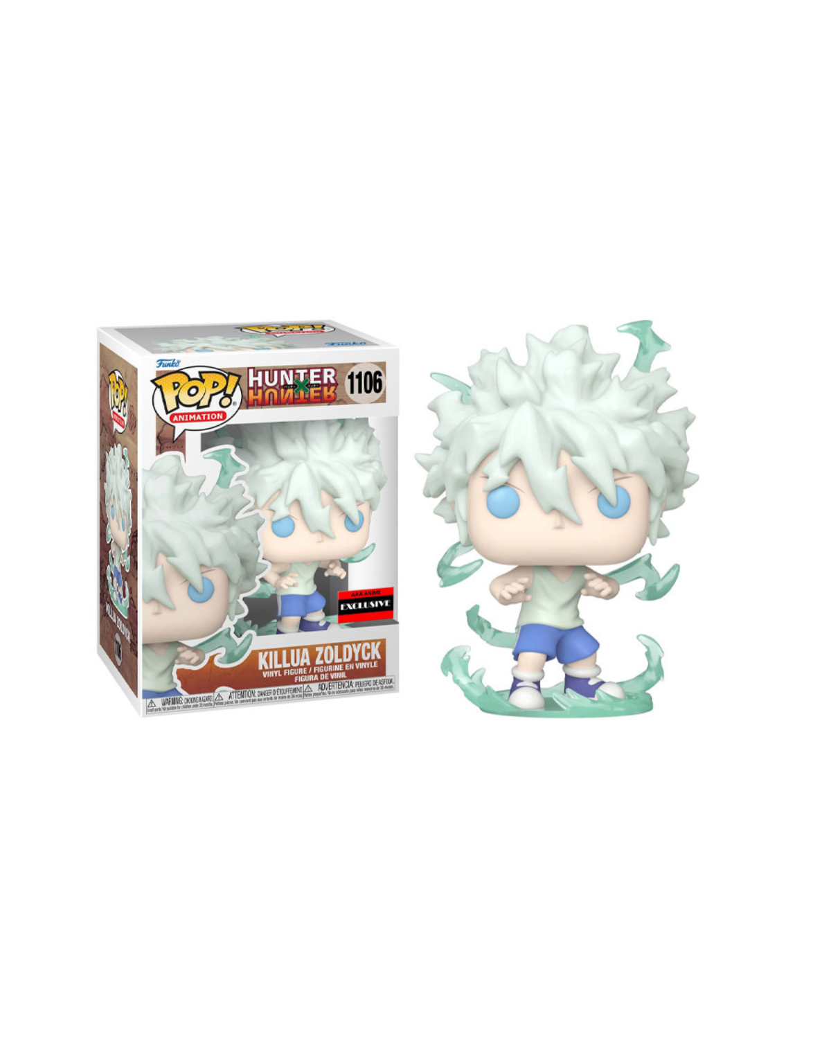 Hunter x Hunter - Killua Zoldyck 1106 AAA Anime Exclusive Funko Pop ...
