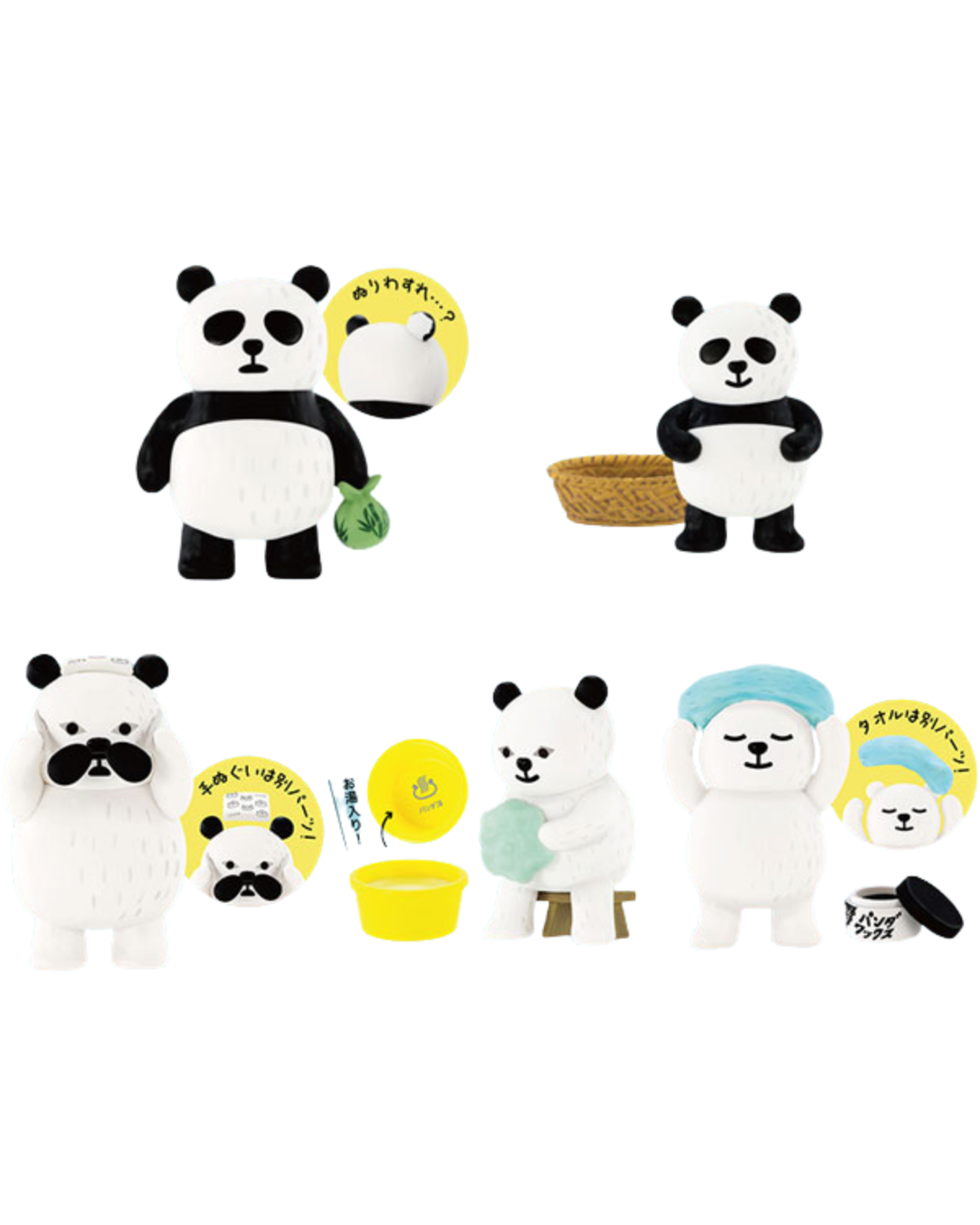 Panda Sentou Figure Collection Blind Box | Kira Kira Collectibles